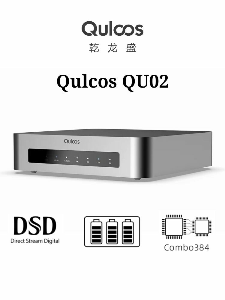 Qulcos QU02 Цифровой аудиоинтерфейс USB для подключения коаксиального автомобиля hifi AS338