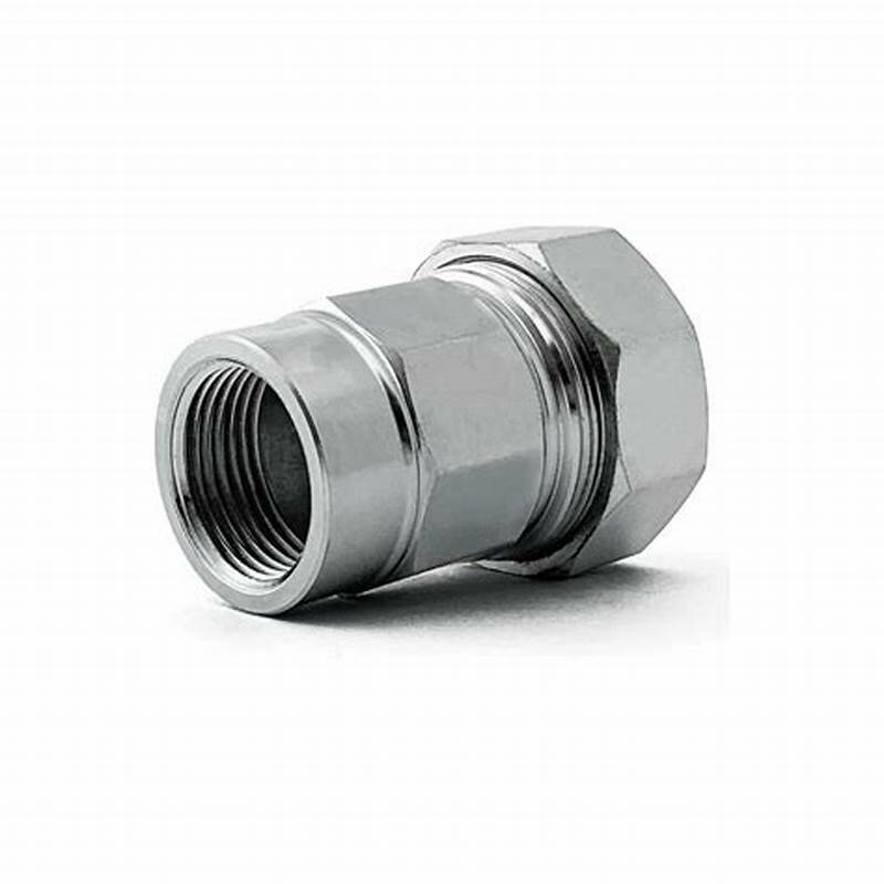 Муфта зажимная, внутренняя резьба 1/2", Ду 15 (Дн 19,7–21,8 мм)