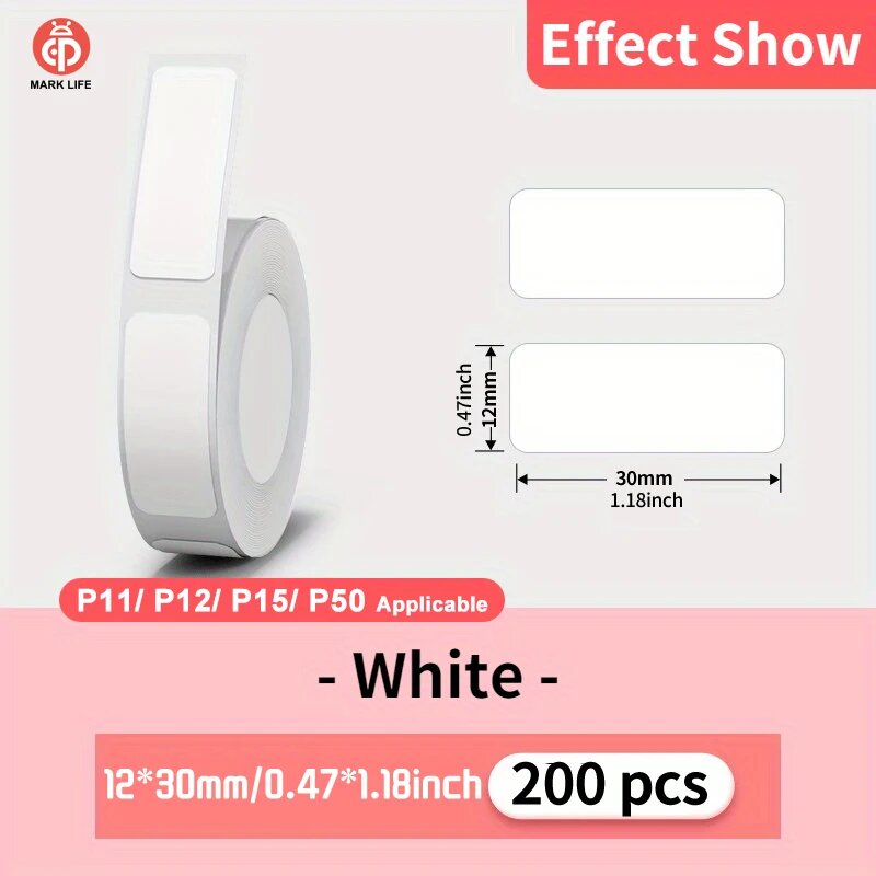 Термопринтер этикеток Marklife M1 Mini Белый, 1roll 1230