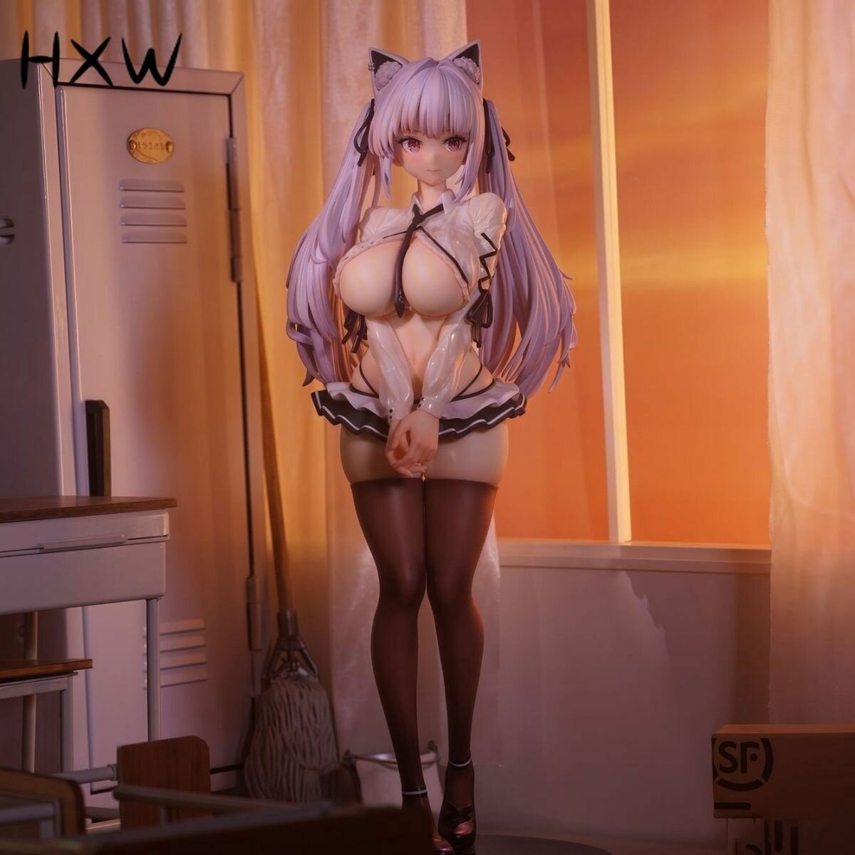 Фигурка Аниме Альвина Чан в школьной форме / Alvina-chan Uniform Ver. (26см)