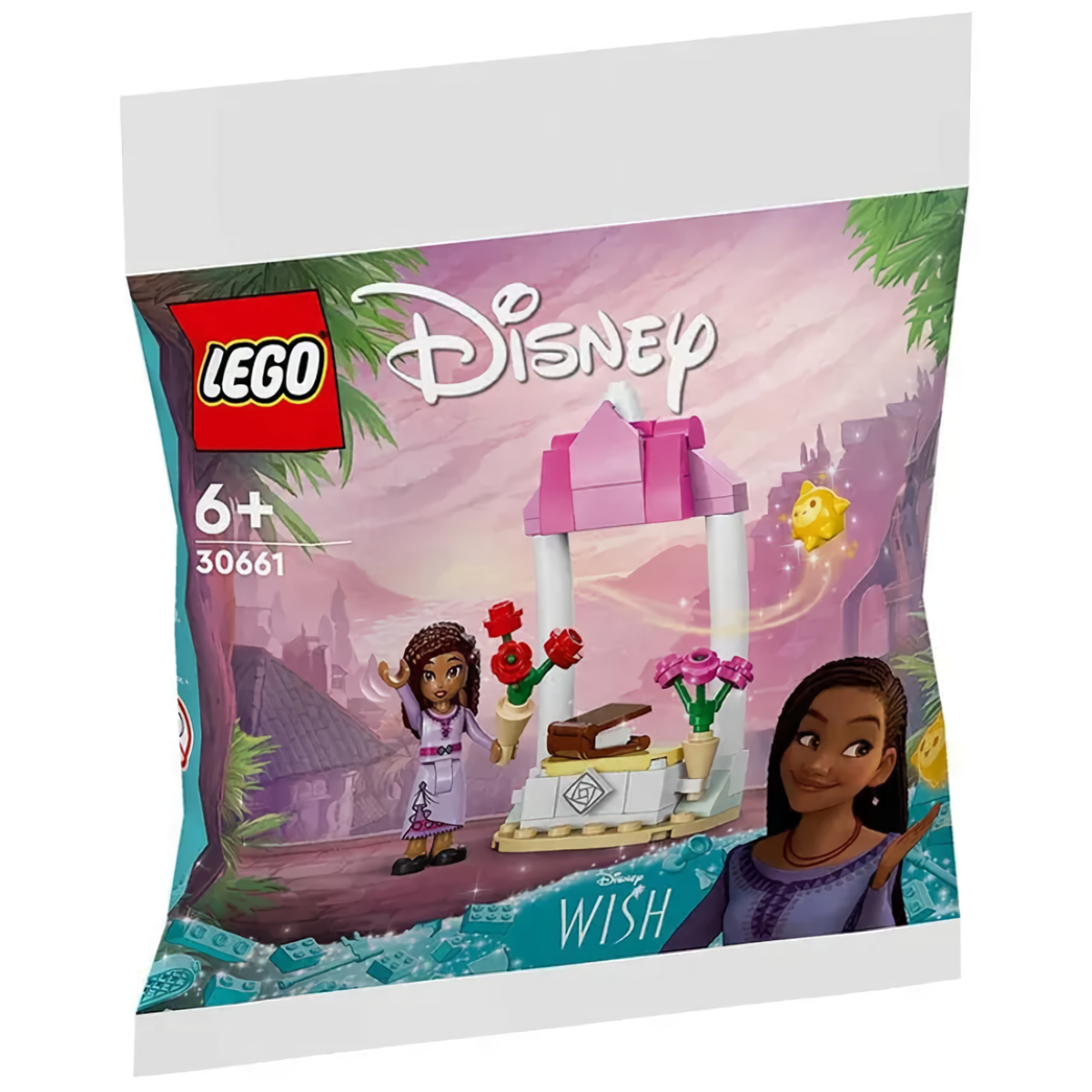 Конструктор LEGO Disney "Приветственный стенд Аши" (30661), для девочек, от 6 лет, 42 дет, пластик