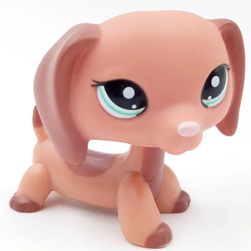 LPS виниловая кукла Такса детская игрушка Розовый, 2046