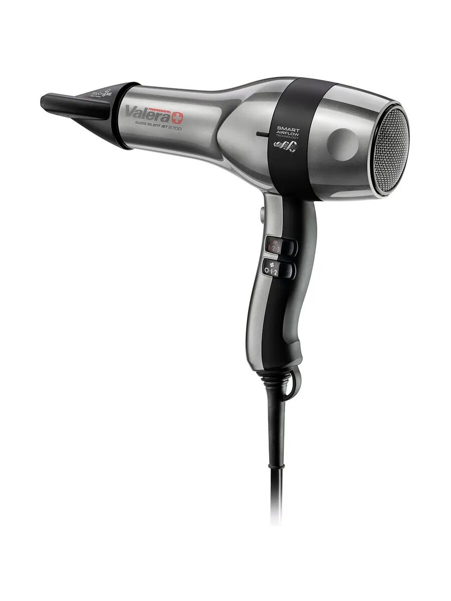 Фен Valera Swiss Silent Jet 8700 Light Ionic (SXJ 8700 D RC), 2400Вт, ионизация, профессиональный, 6 режимов