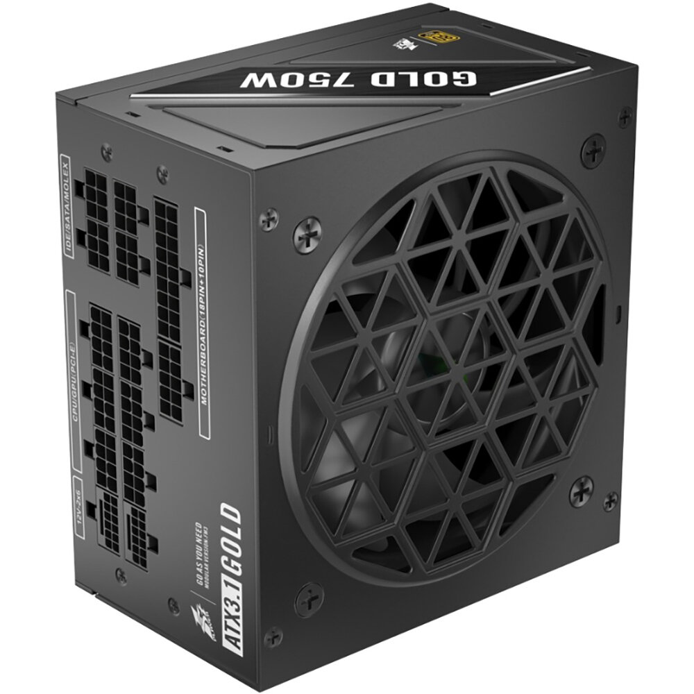Блок питания 1STPLAYER NGDP, 750W, 80+Gold, ATX 3.1 (HA-750BA4)