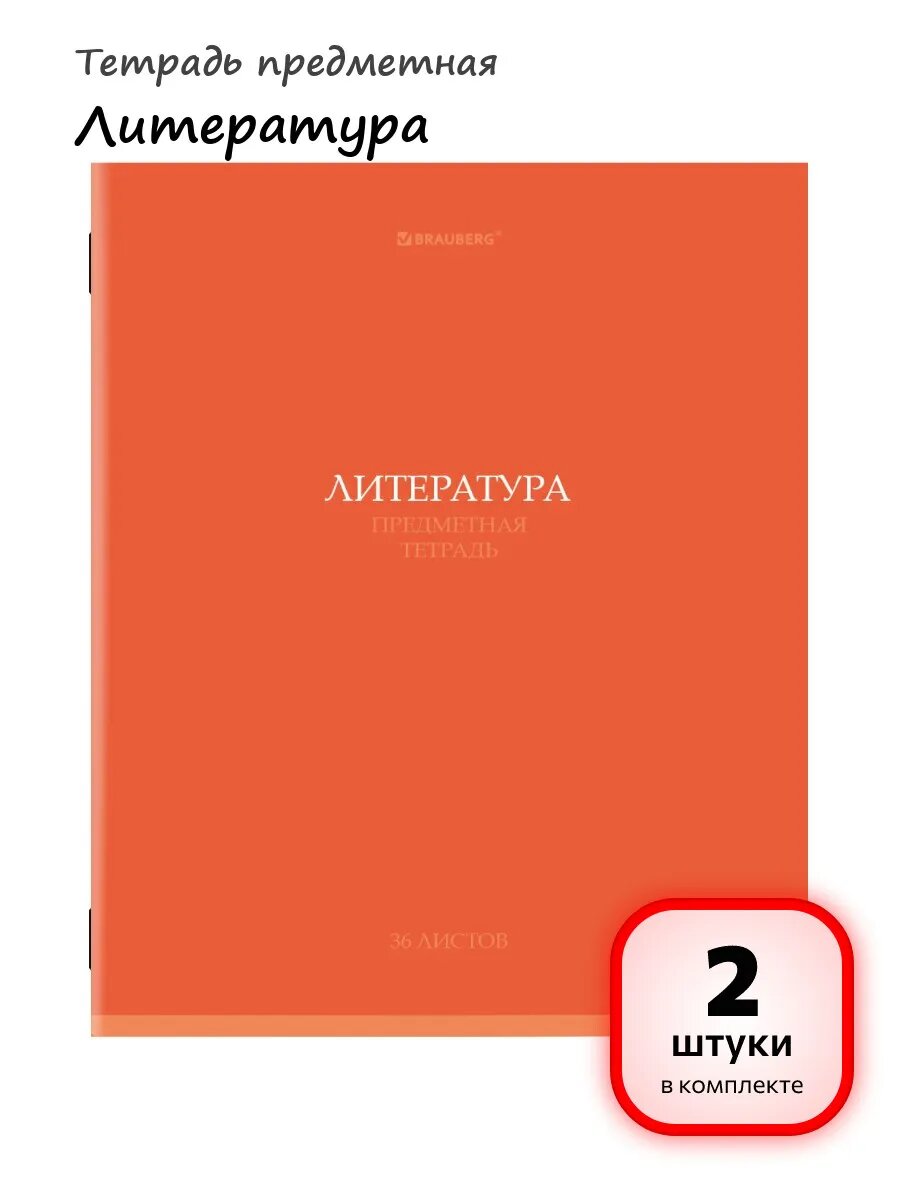 (2 штуки) - Тетрадь предметная Литература арт. 405077