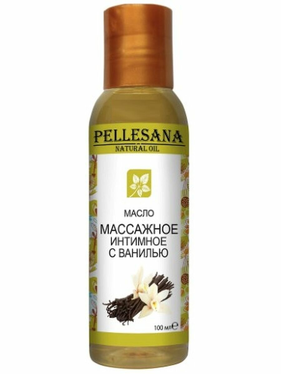 Масло массажное интимное с ванилью Pellesana 100 мл