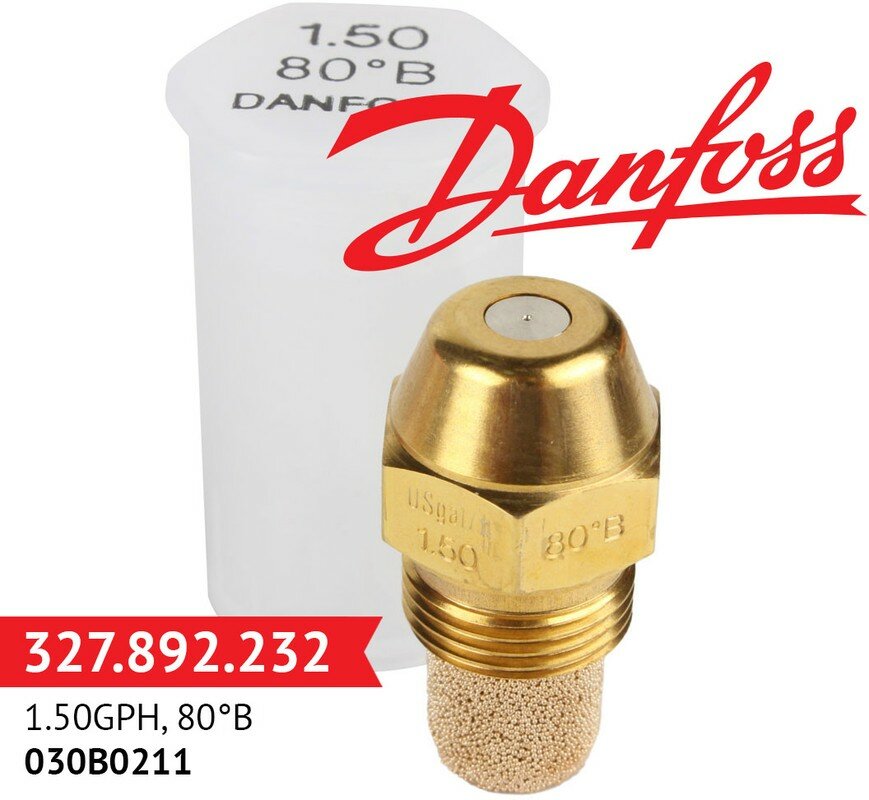 Топливная форсунка Danfoss 1.50GPH,80В 030B0211