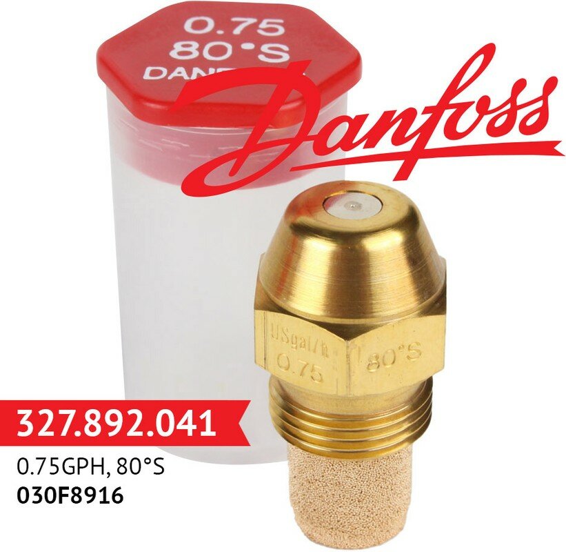 Топливная форсунка Danfoss 0.75GPH,80S 030F8916