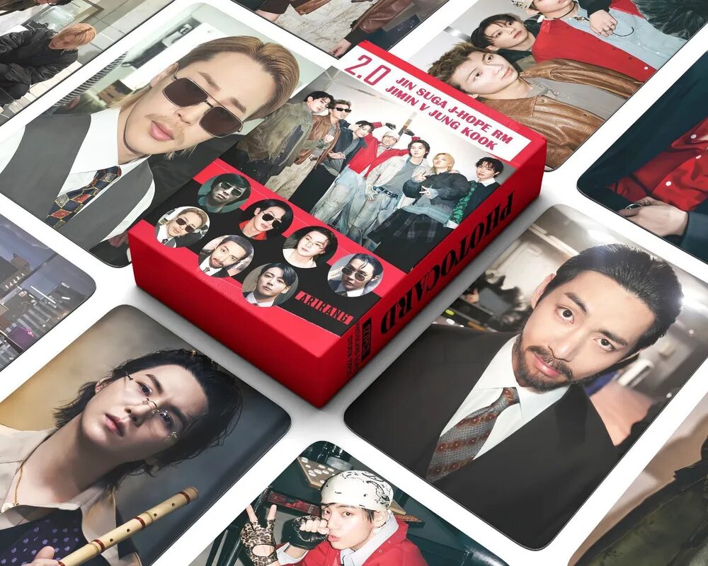 KPOP 127pcs/box Bangtan Boys BTS ARIRANG 2.0 голографические фотокарточки ARIRANG2.0 KPOP лазерные LOMO карты