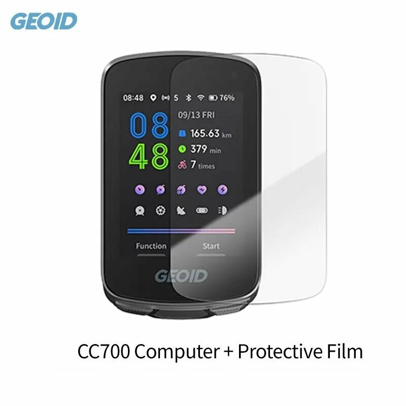 Велокомпьютер Geoid CC700 2,8-дюймовый цветной сенсорный экран Поддержка Bluetooth ANT+ Степень водонепроницаемости IPX7