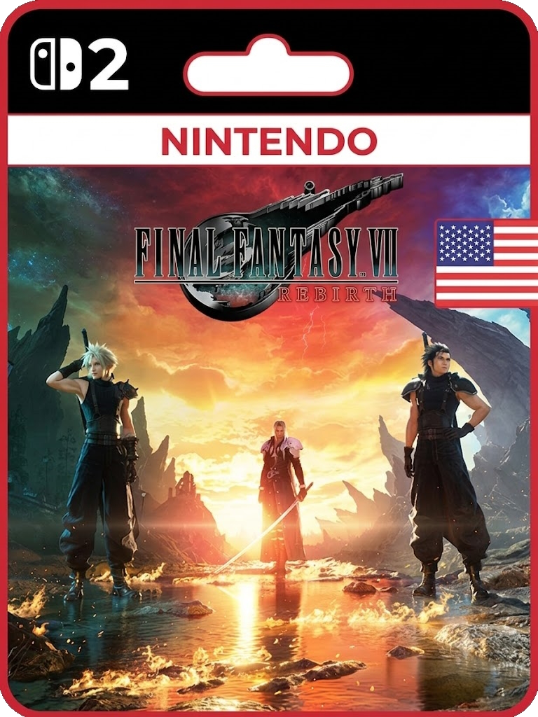 Игра FINAL FANTASY VII REBIRTH, для Nintendo Switch, цифровая версия, США