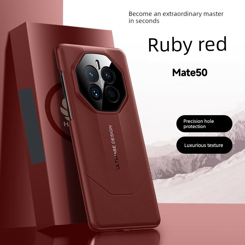 Porsche Design Huawei Mate50 RS Премиум чехол для телефона - Руи красный защитный чехол для смартфона