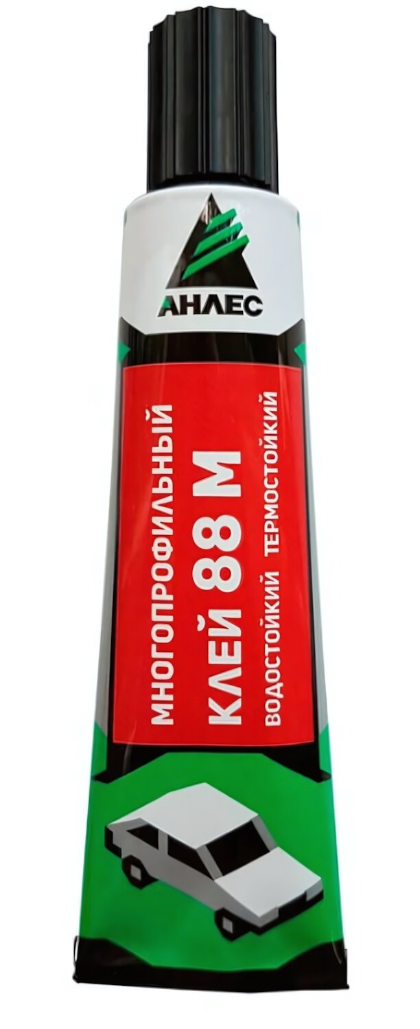Клей анлес 88М многофункциональный, водостойкий и термостойкий, 40 мл, туба, бежевый