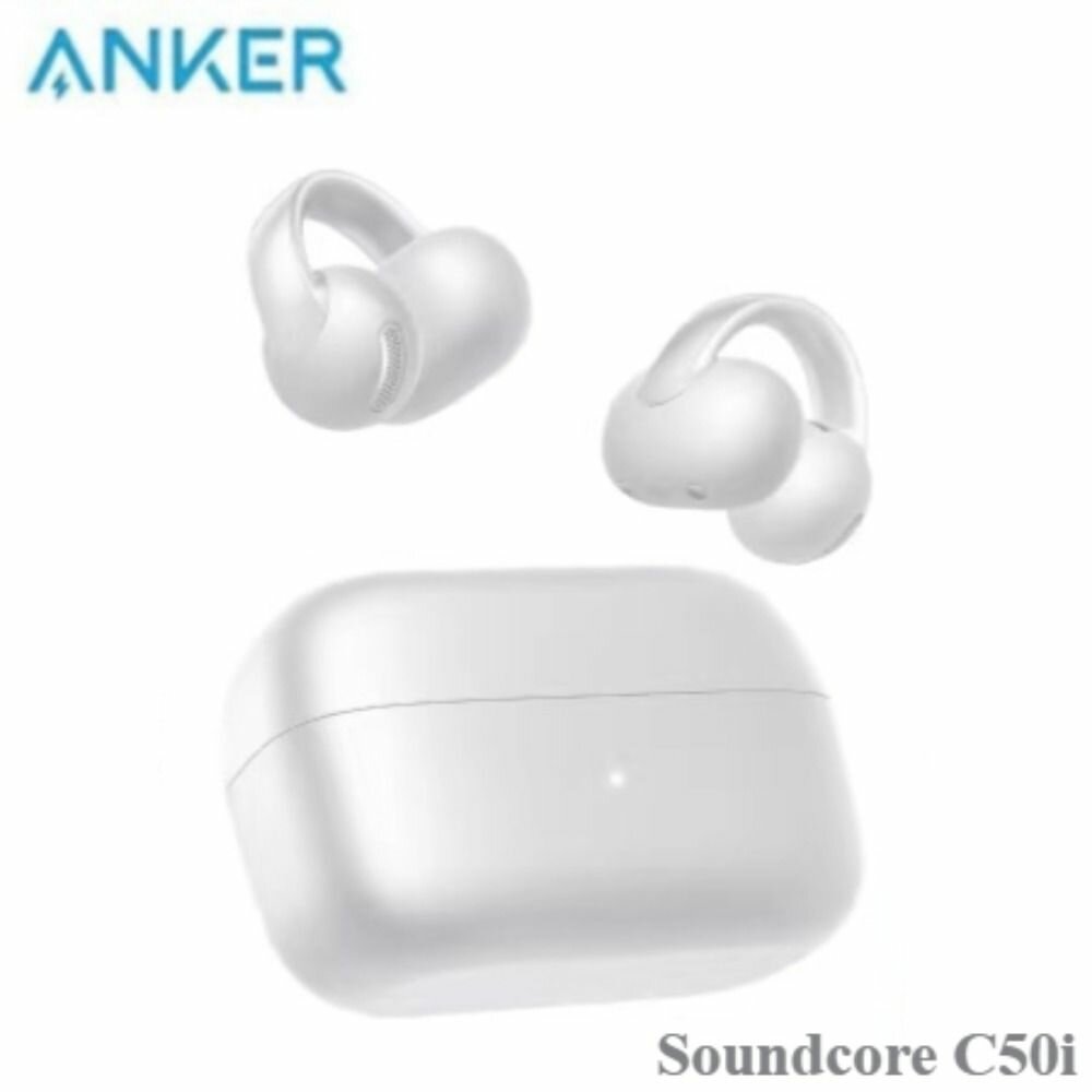 Anker Soundcore C50i Наушники с открытыми ушами, вкладыши-клипсы Hi-Res IP55 Bluetooth 6.0