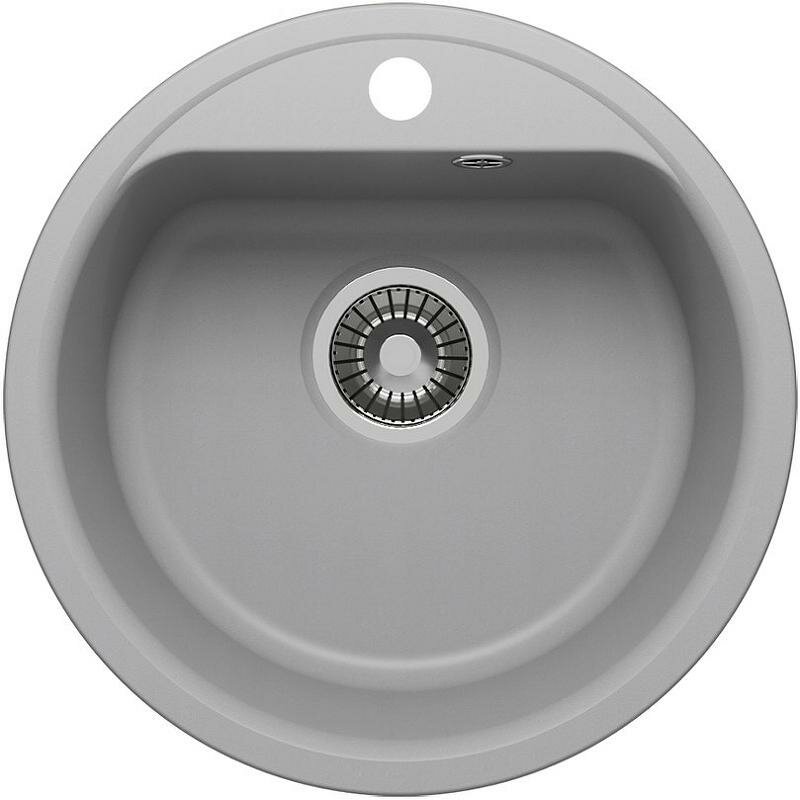 Мойка для кухни Reflexion Arena 48х48 RF0148GR серая, 1 чаша, кварц