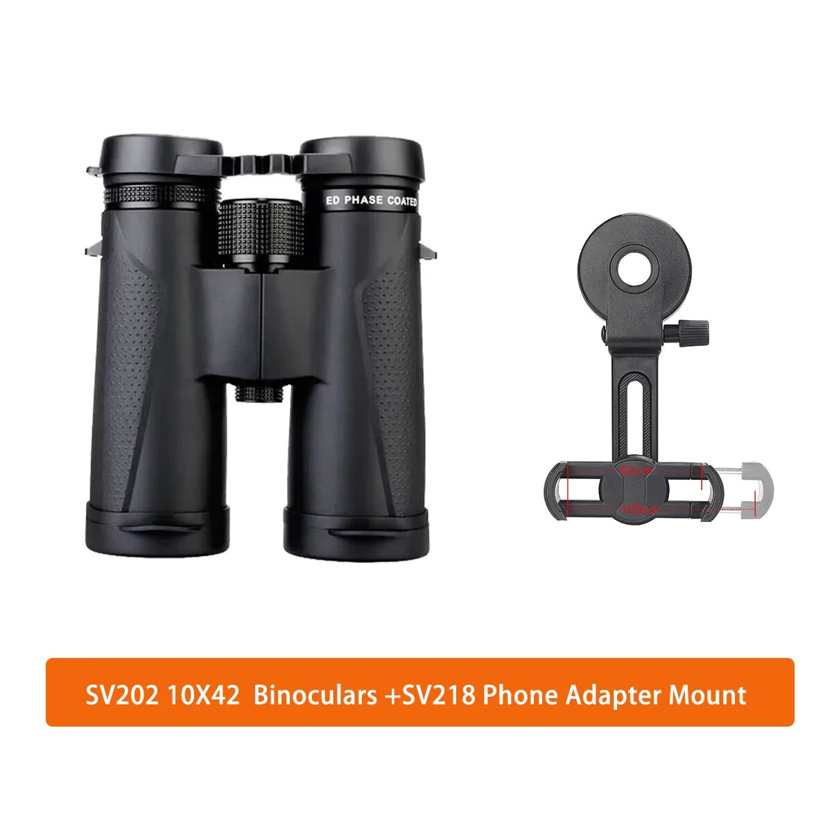 Бинокль Svbony SV202 8X32/8x42/10x42/10X50 ED с корпусом из магниевого сплава IPX7 для наблюдения за птицами, кемпинга, дальнего видения, с линзами BAK4