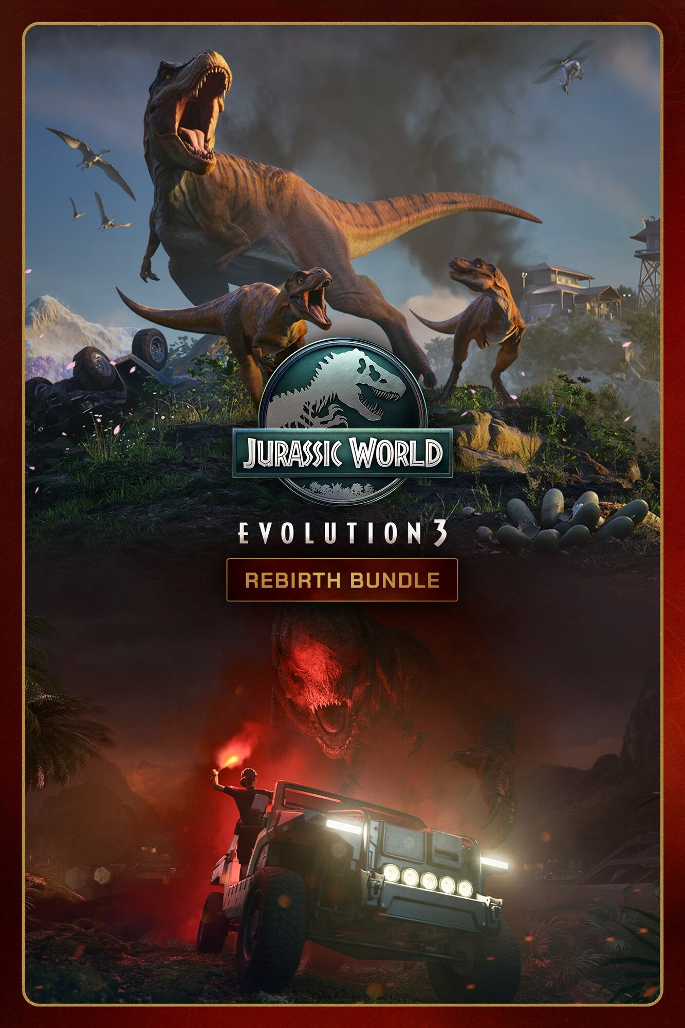 Игра Набор Jurassic World Evolution 3: Rebirth. — Xbox Series X|S, PC — Цифровая версия