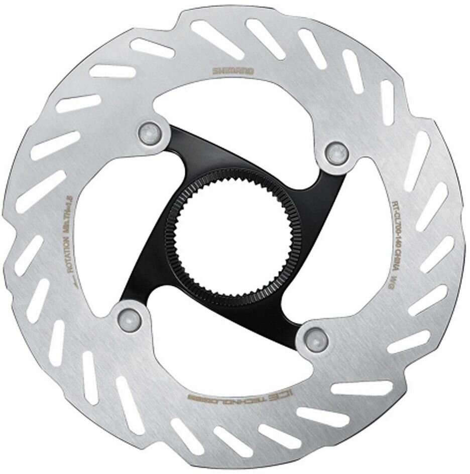 Тормозной диск Shimano SLX, RT70, 160мм, C.Lock