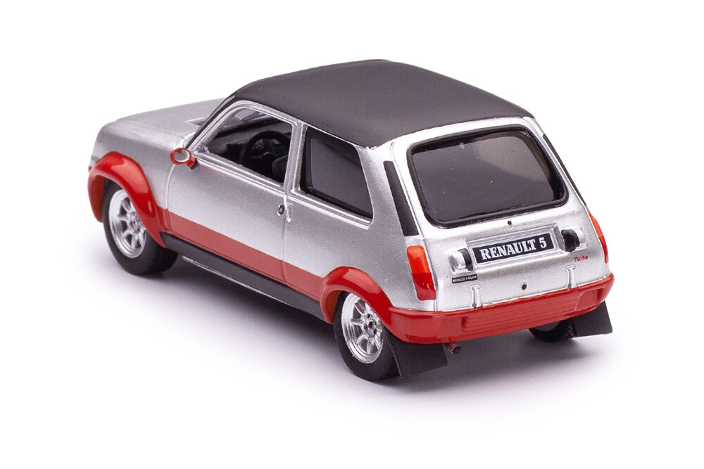 Модель коллекционная IXO Renault 5 alpine customs 1978 silver/red — фото 1