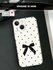 Силиконовый чехол на Apple iPhone 13 mini / Айфон 13 мини с принтом Бантик на фо...