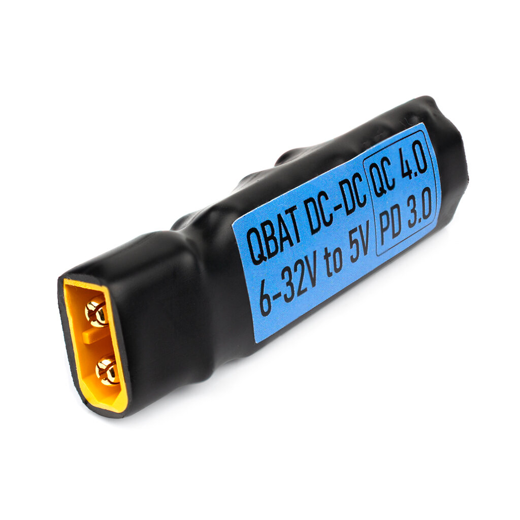 Понижающий преобразователь DC-DC с 6-32В XT60H-M на 5В USB-A QC4.0 и Type-C PD3.0
