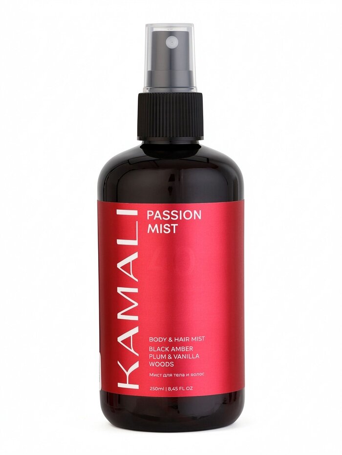 Парфюмированный мист для тела и волос PASSION 40, 250 мл, KAMALI