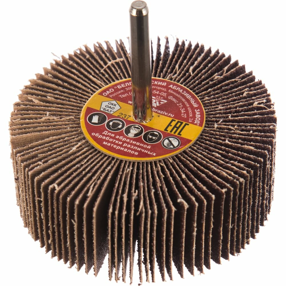 Круг лепестковый с оправкой KK19XW (80х30х6 мм; 40H; Р40) БАЗ 960000090707
