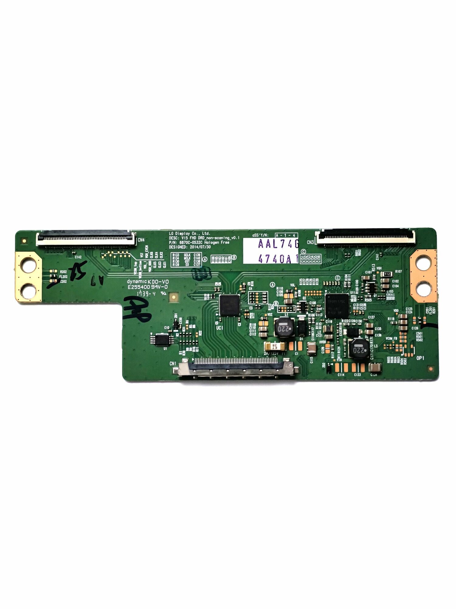 Плата T-CON 6870C-0532C для телевизора LG 43LJ515V