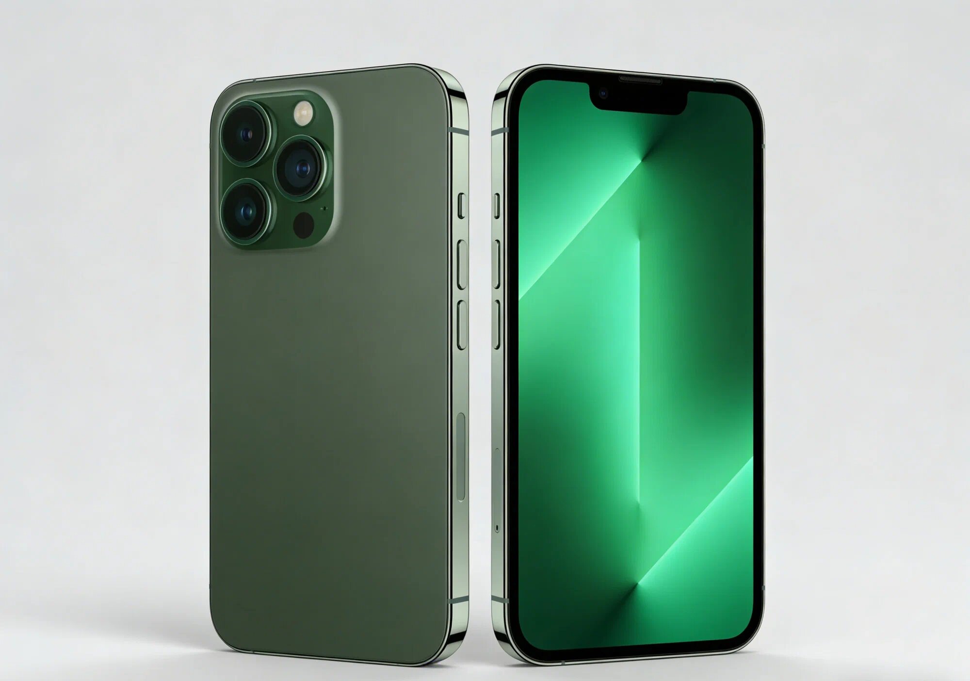 Оригинал Смартфон Apple iPhone 13 Pro Max 6ГБ/256ГБ зеленый, 6,7 дюйма OLED, A15 Bionic, тройная камера, 5G, Русский