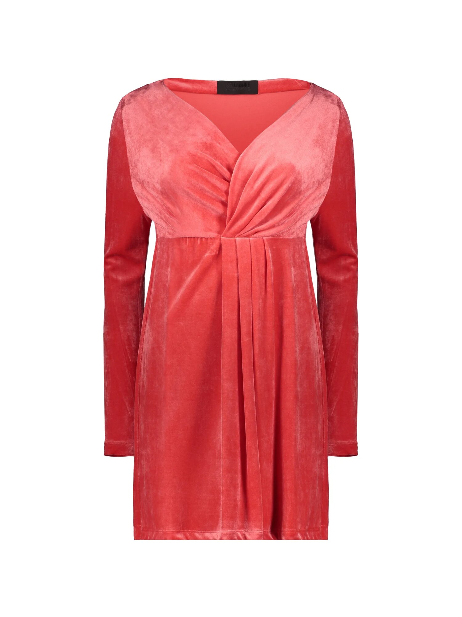 Платье Velvet draped mini dress