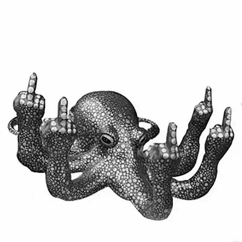 Презирающий осьминог, JCJUNAN, свечение, украшение для спальни, интересный дизайн