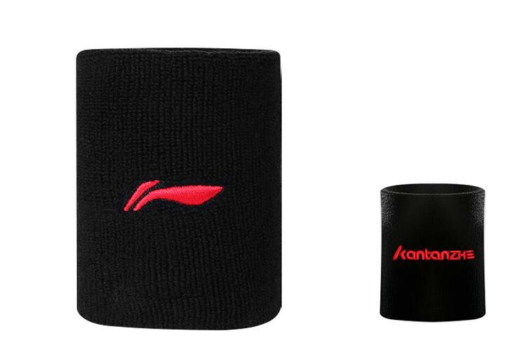 Напульсники унисекс Li Ning, черные/белые, OneSize EU