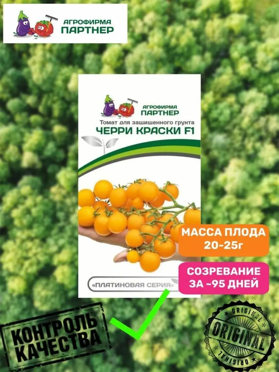 Томат черри краски F1, (5шт) 2-ной пак
