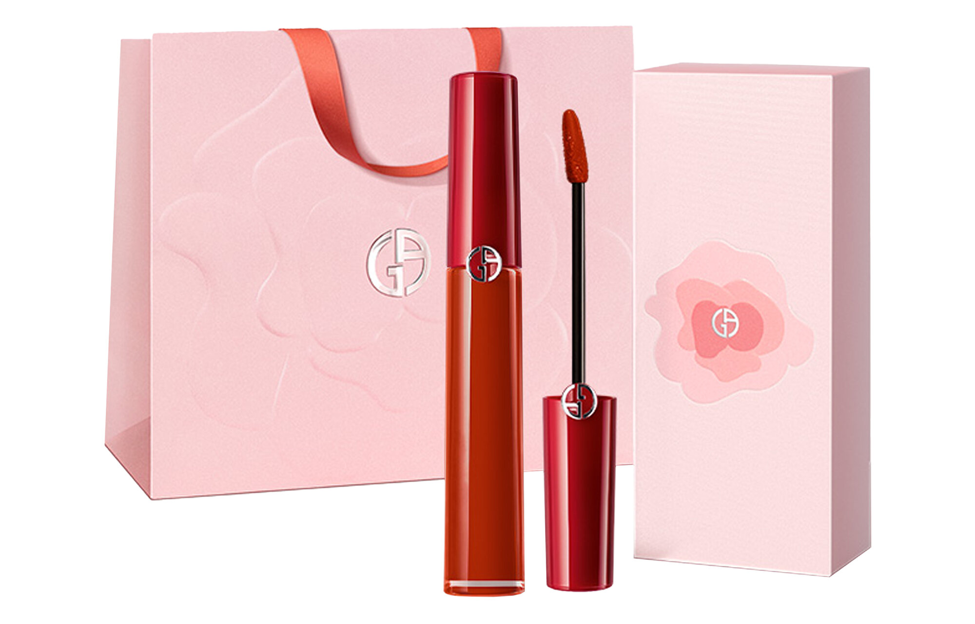 Губная помада женская GIORGIO ARMANI 520 Limited Red Tube Box, оттенок #405 Legend Tomato Red