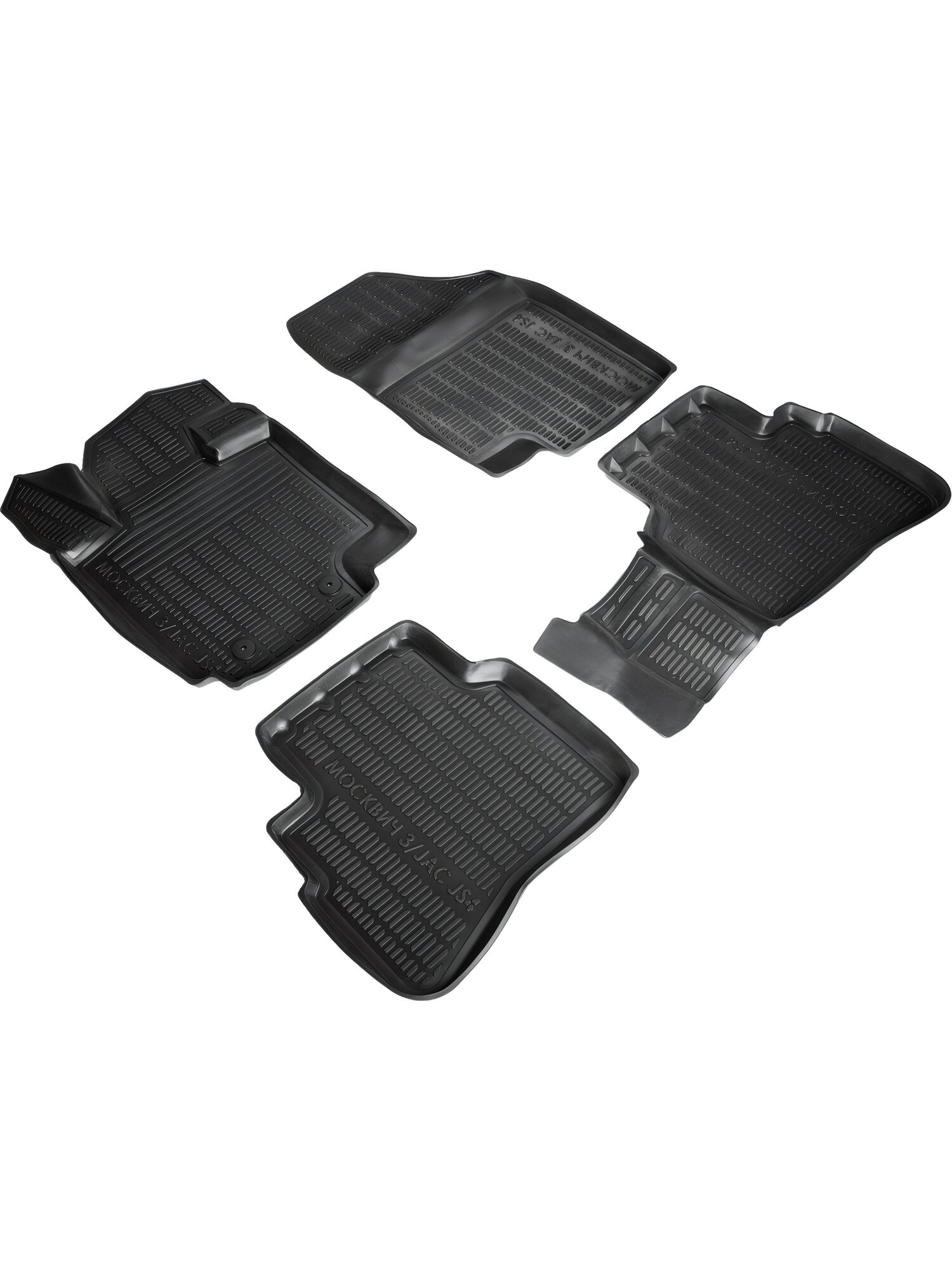 Полиуретановые коврики салона для JAC JS4 2022-н. в. Seintex 98572