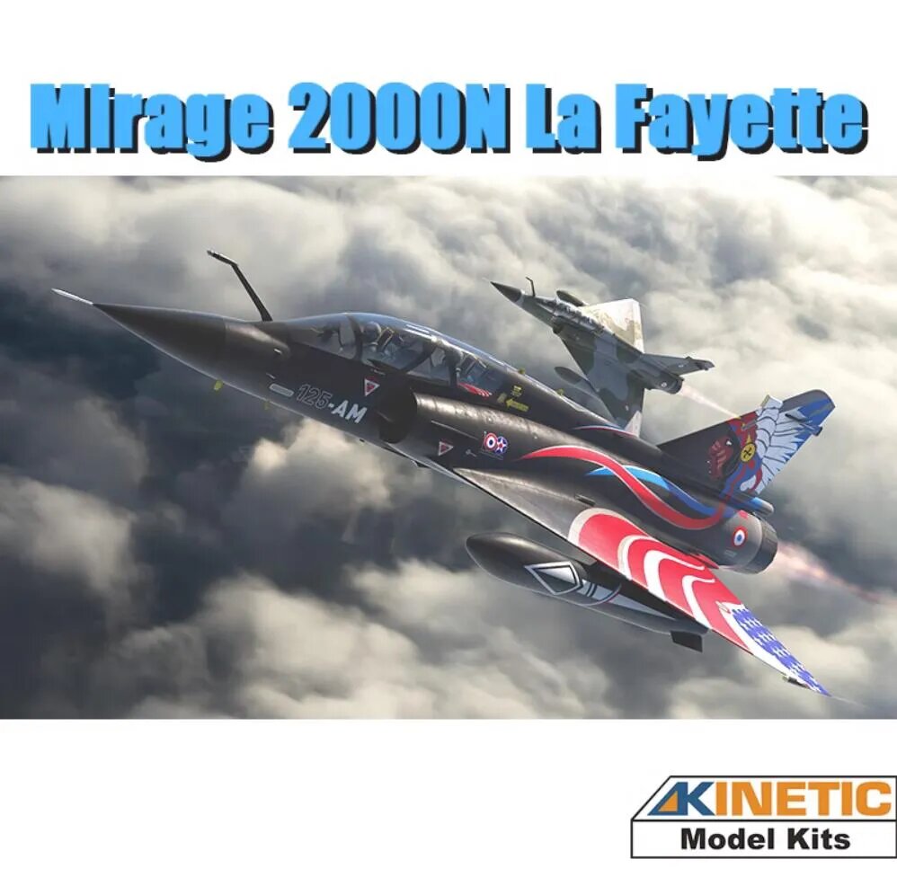 Kinetic K48124 1/48 Mirage 2000N La Fayette (США) Набор для точной сборки модели