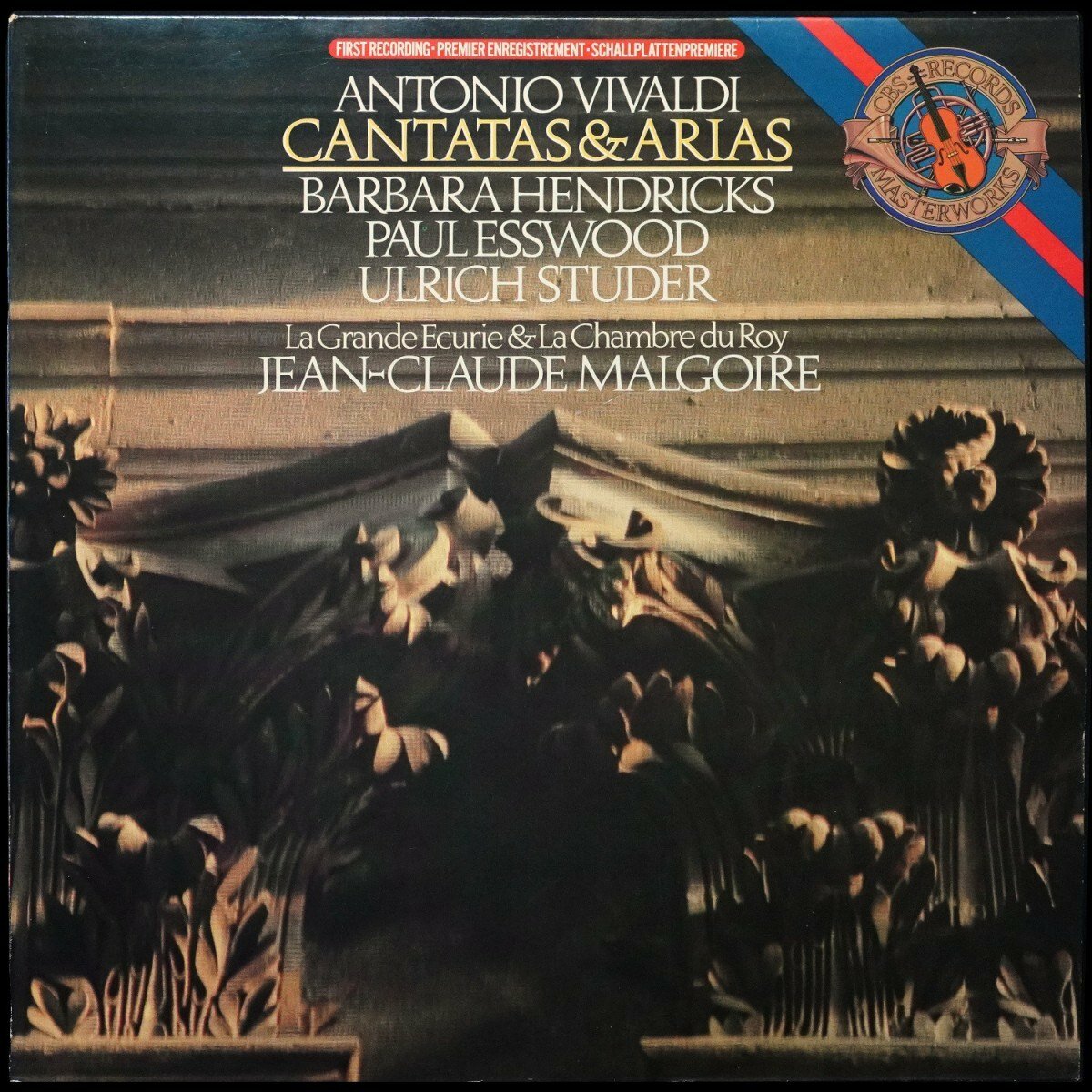 Виниловая пластинка CBS Masterworks Jean-Claude Malgoire – Vivaldi: Cantatas & Arias