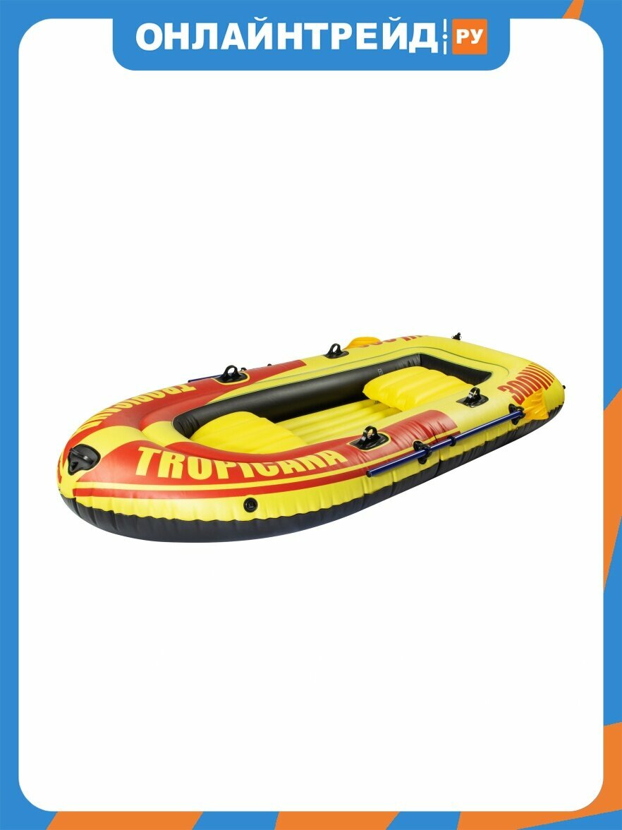 Лодка надувная Jilong Pathfinder Tropicana Boat 34262 252х125х40см (весла 2шт, насос)