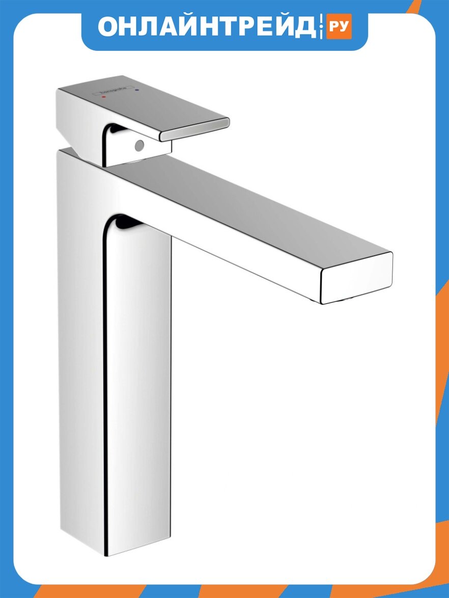 Смеситель для раковины Hansgrohe Vernis Shape, 190 со сливным гарнитуром, хром