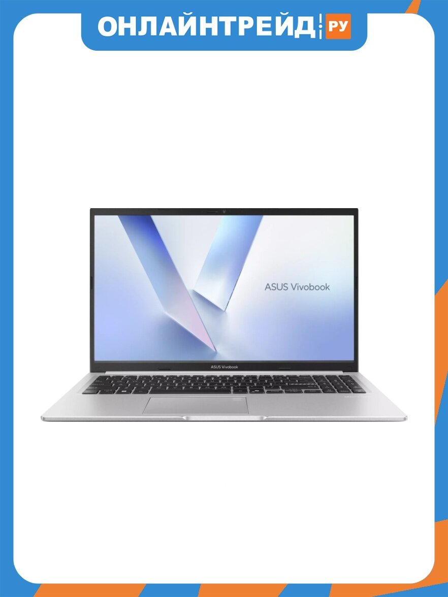 Ноутбук Asus Vivobook 15 M1502NAQ-BQ272 15.6", IPS, AMD Ryzen 5 150 3.3ГГц, 6-ядерный, 16Гб DDR5, 512Гб SSD, AMD Radeon 660M, без ОС, серебристый (90NB1842-M00M50)