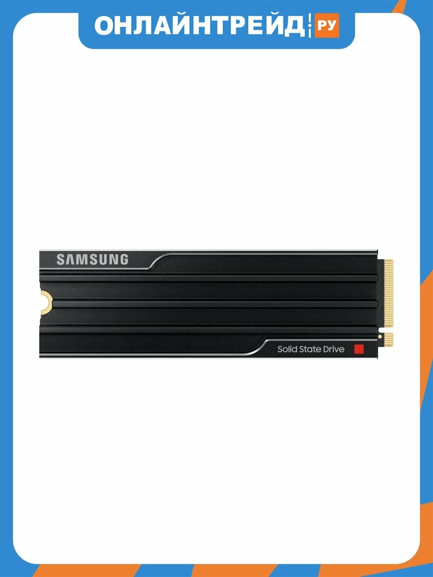 Накопитель SSD Samsung M.2 9100 PRO 2TB PCIe 5.0 x4 V-NAND TLC with heatsink (MZ-VAP2T0CW)