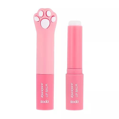 SODA Бальзам для губ Lip Balm #pawpaw, 001, 3,2 г