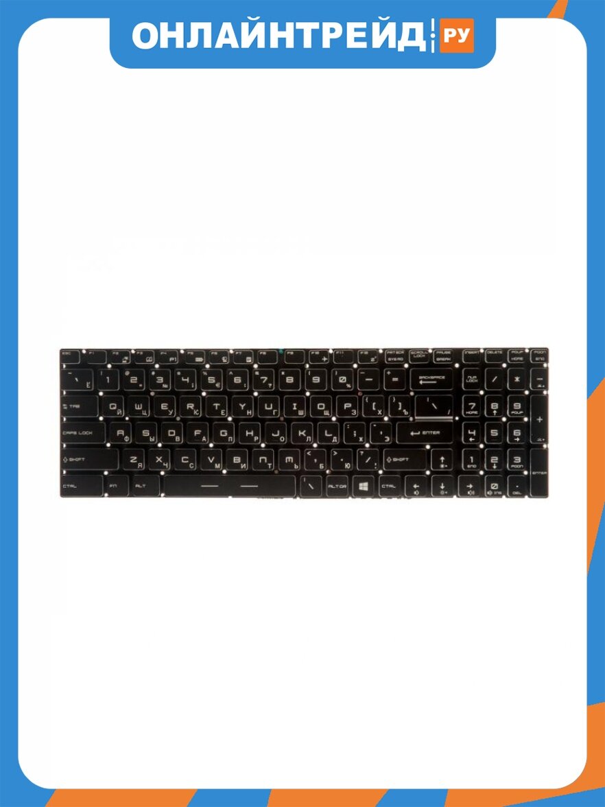 Клавиатура Rocknparts для ноутбука MSI GT72, GS60, GS70, GP62, GL72, GE72, GS60, GS62, GS63, GS63VR, GS70, GE62, GE62VR, GE63, GE63VR, GE72, GE72VR, GE73, GE73VR