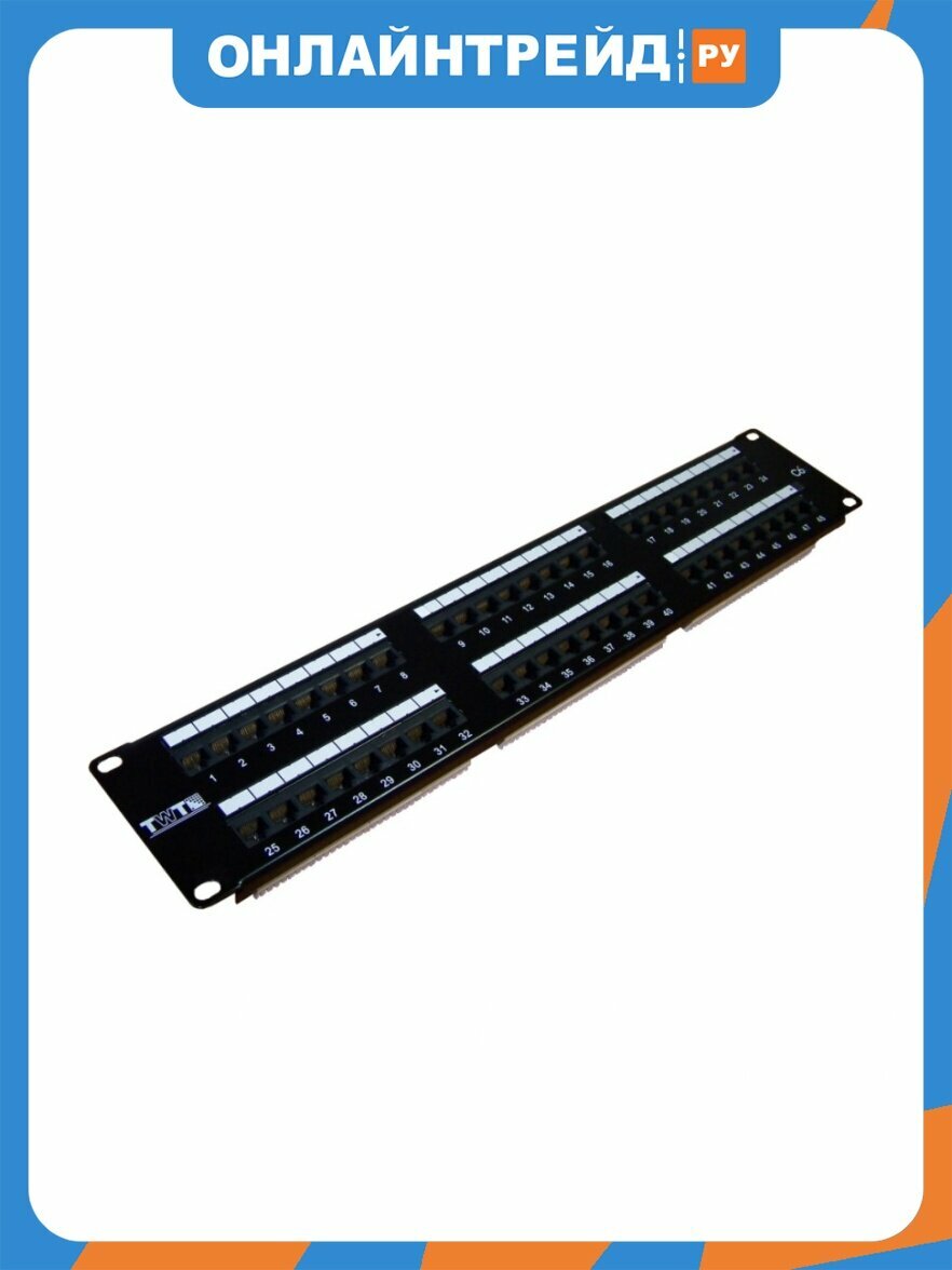 Патч-панель Lanmaster TWT-PP48UTP/6