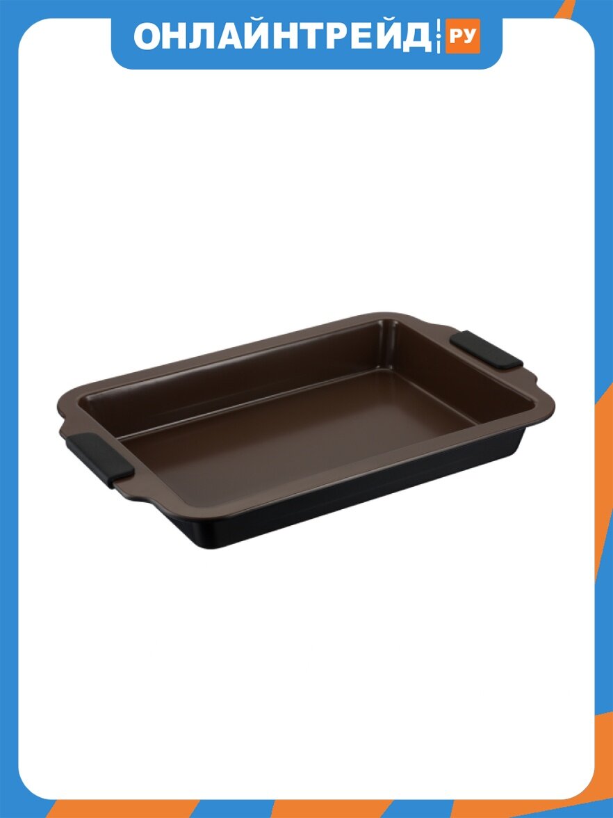 Противень Regent Inox Linea EASY Ceramica глубокий, 41х27х4.5 см (64-010)