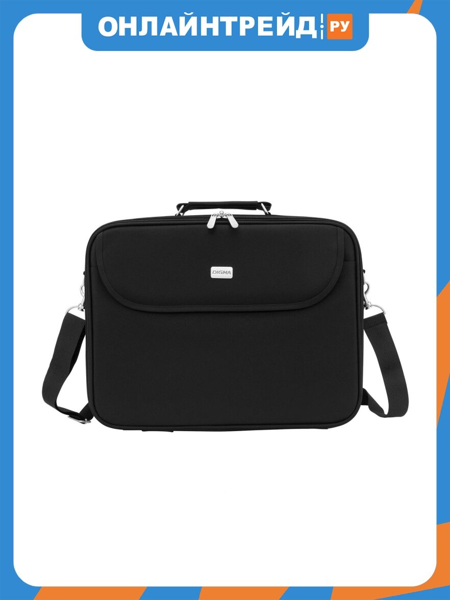 Сумка для ноутбука 15.6" Digma HC-210 черный полиэстер (HC210BK)