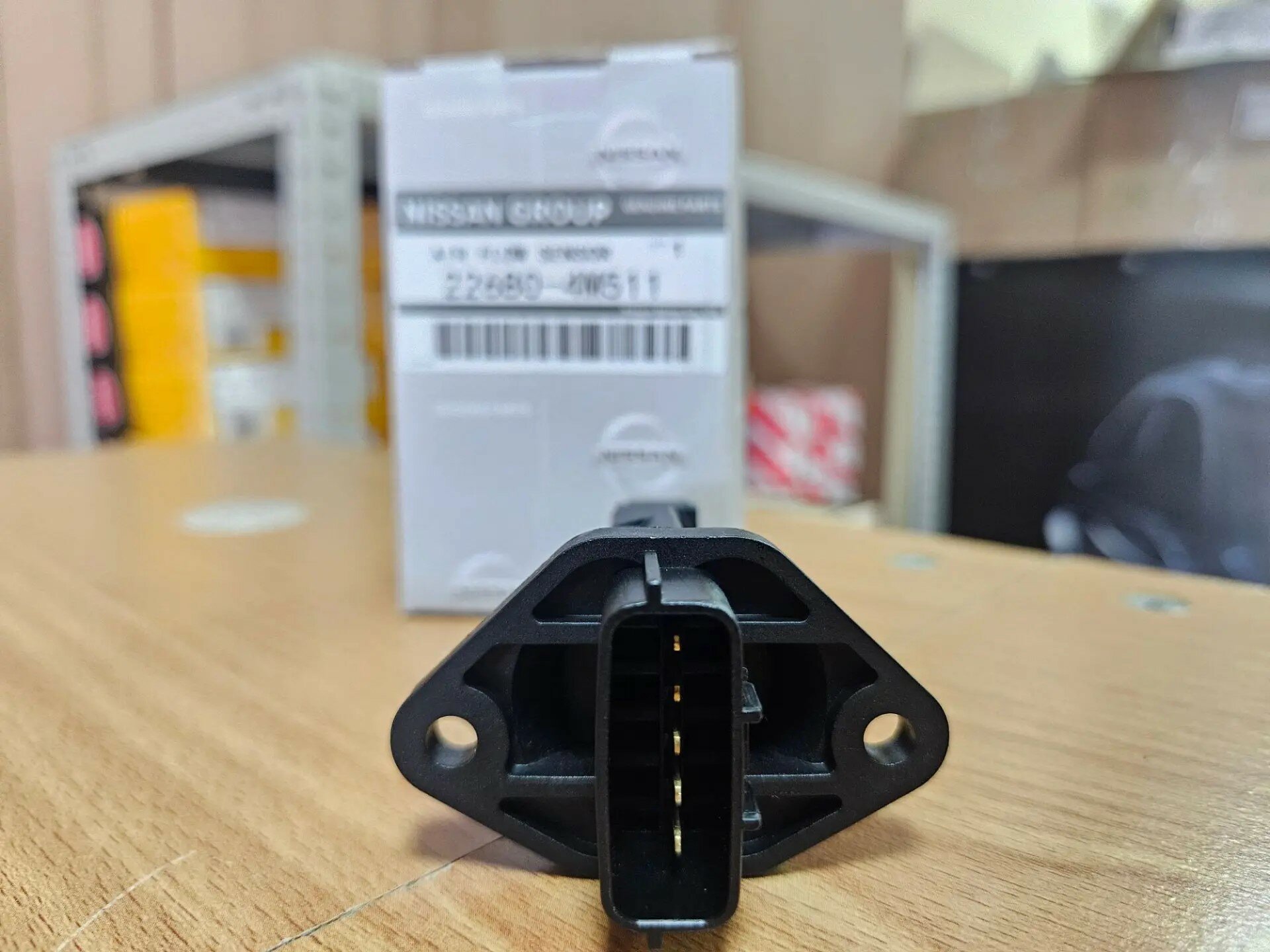 Датчик расхода воздуха ДМРВ Nissan QG13/15/18(5 контактов) 22680-4M511