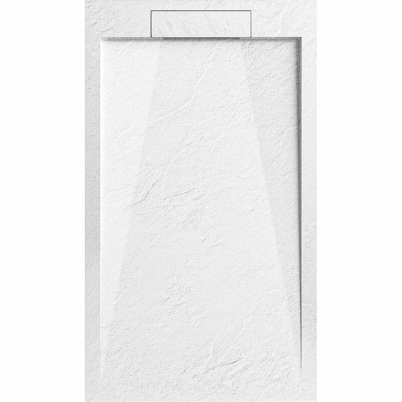 Душевой поддон из искусственного камня Esbano Luxe ESP-LX108W 100x80 ESPLX 108W Белый матовый