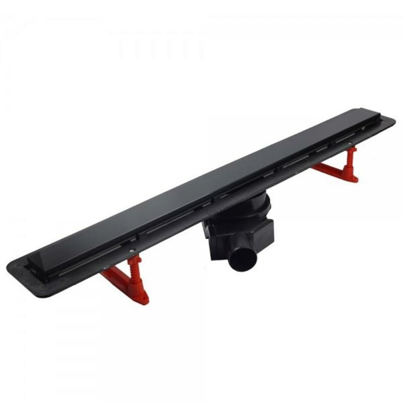 Душевой трап Pestan Confluo Frameless Line 450 Black Glass 13701202 с решеткой