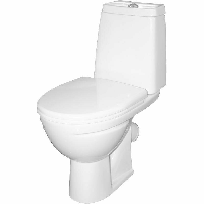 Унитаз-компакт Sanita Марс WC.CC Mars 2-DM. Rim WHT.G S1 с бачком и сиденьем Микролифт